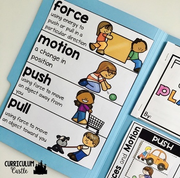 Forces and Motion Science Activities Folder - CURRICULUM CASTLE