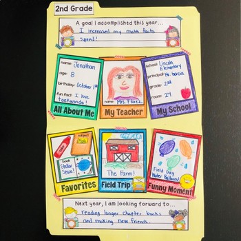 Memory Book Folder: End of the Year Activity! - CURRICULUM CASTLE