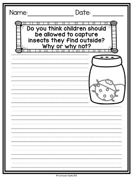 Spring Writing Journal (K-2) NO PREP - CURRICULUM CASTLE