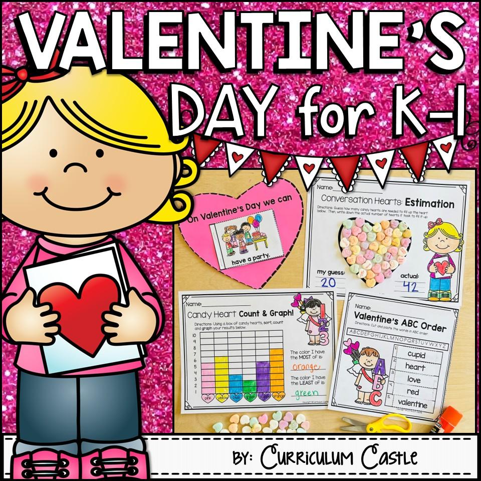 Valentine's Day Activities for Kindergarten & 1st Grade - CURRICULUM CASTLE