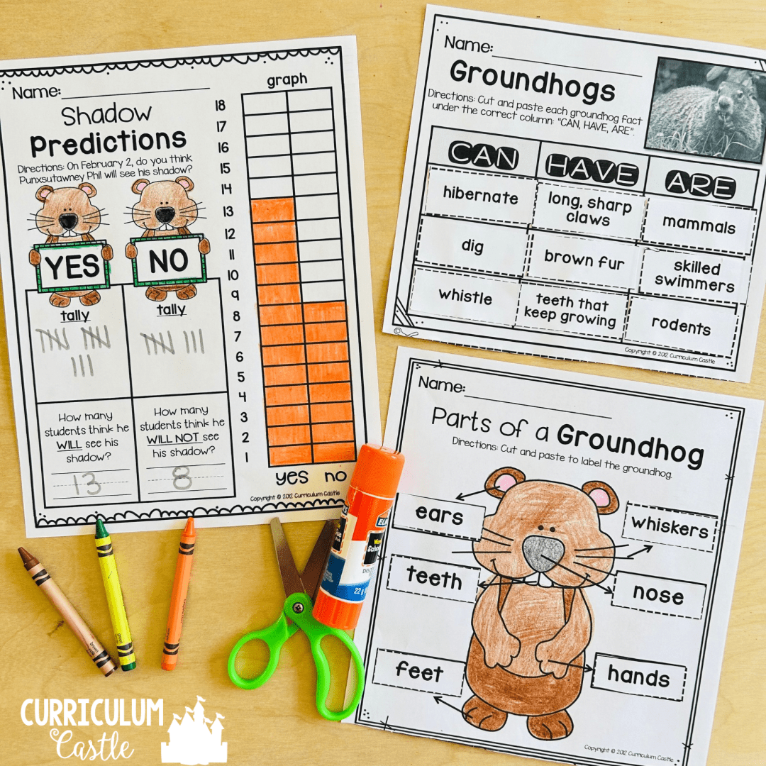 Groundhog Day Activities - CURRICULUM CASTLE