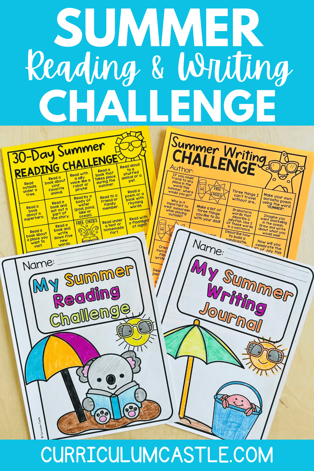 Summer Reading and Writing Challenge - CURRICULUM CASTLE